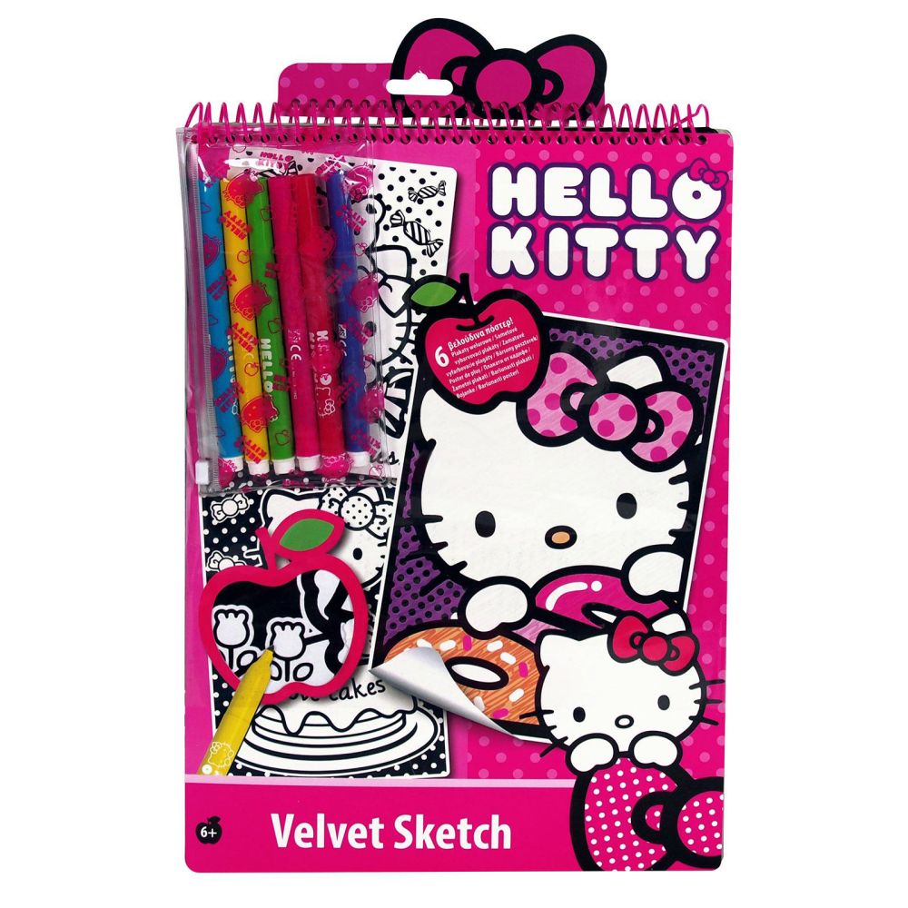 Set schite si instrumente de colorat Hello Kitty | Noriel