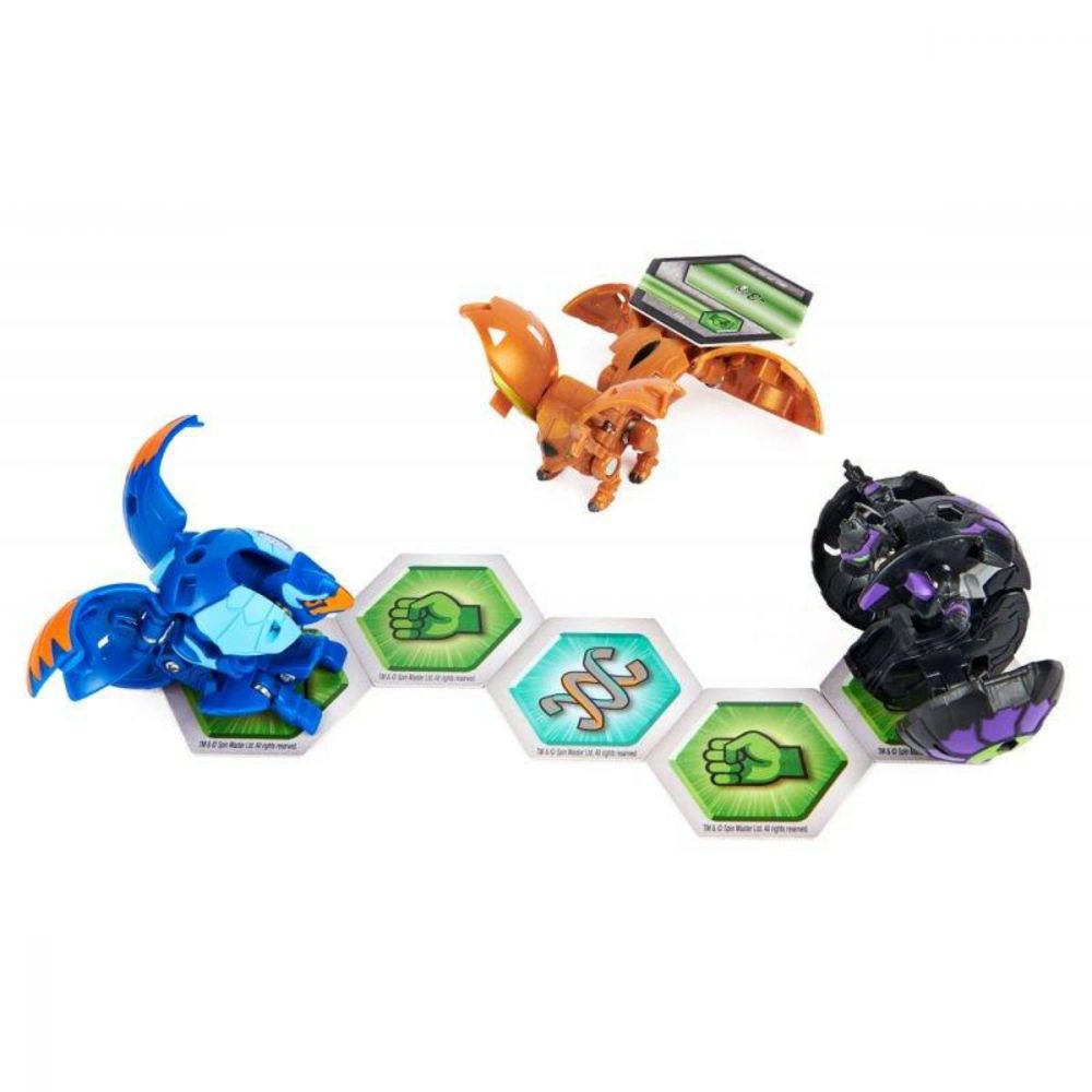 Set Bakugan Geogan Rising, Starter Pack, Fenneca ultra, Falcron ...