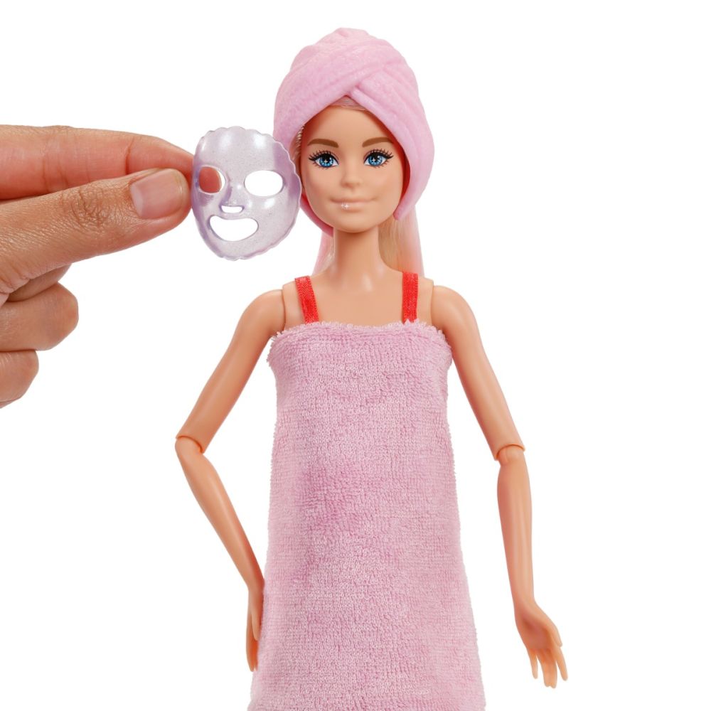 Papusa Barbie Party Unboxed, Glam Red Original, 10 surprize, JFY68 | Noriel