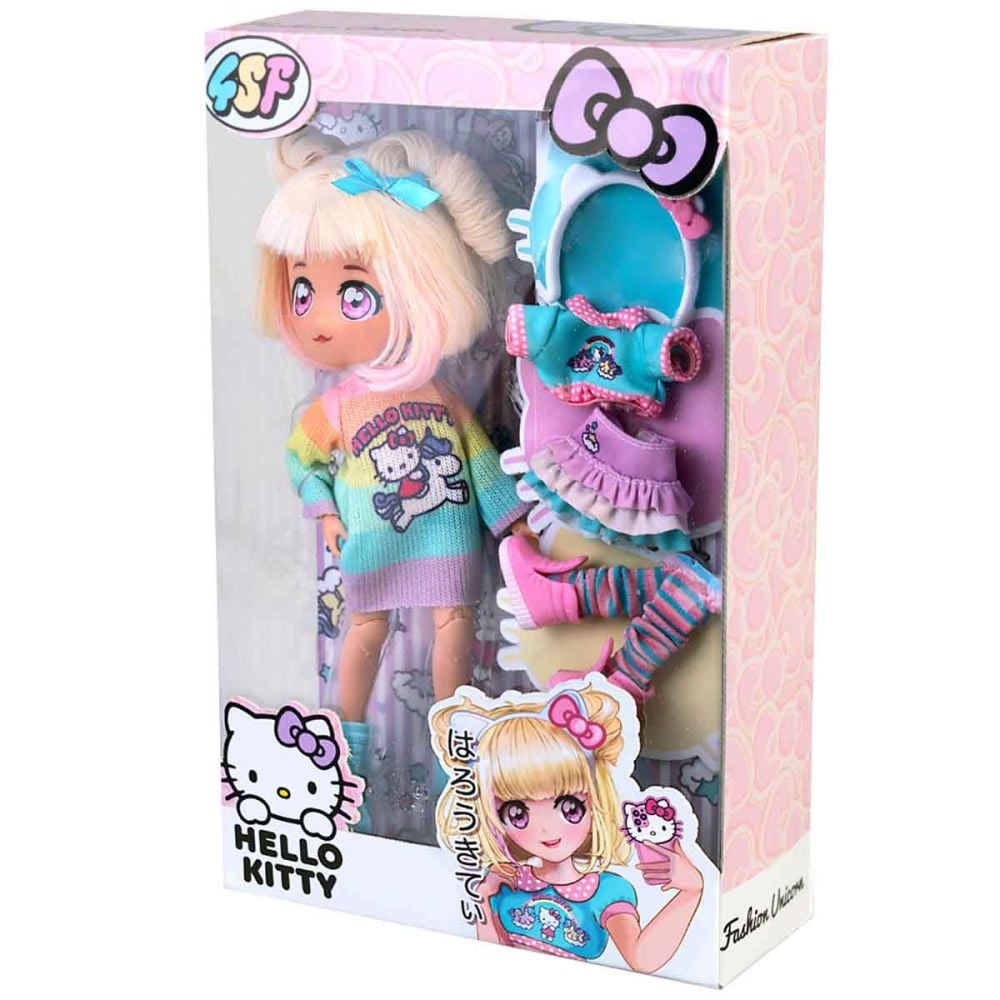 Papusa Manga, Hello Kitty, Fashion Unicorns | Noriel