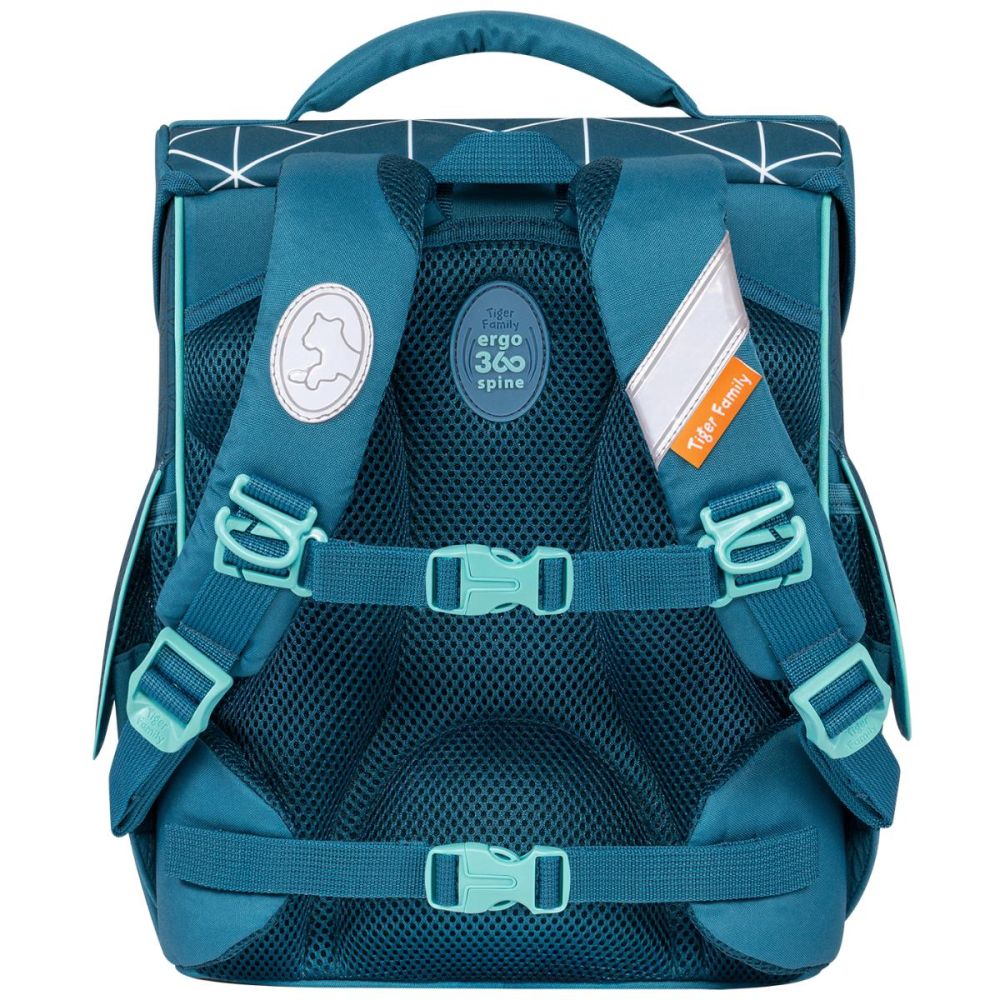 Ghiozdan neechipat, Tiger Family, Jolly Pro 2, Platinum | Noriel