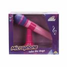 Microfon interactiv cu suport, Eccho, Roz | Noriel