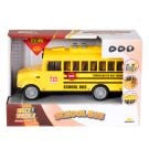 Autobuz scolar cu lumini si sunete, Maxx Wheels, 20 cm | Noriel